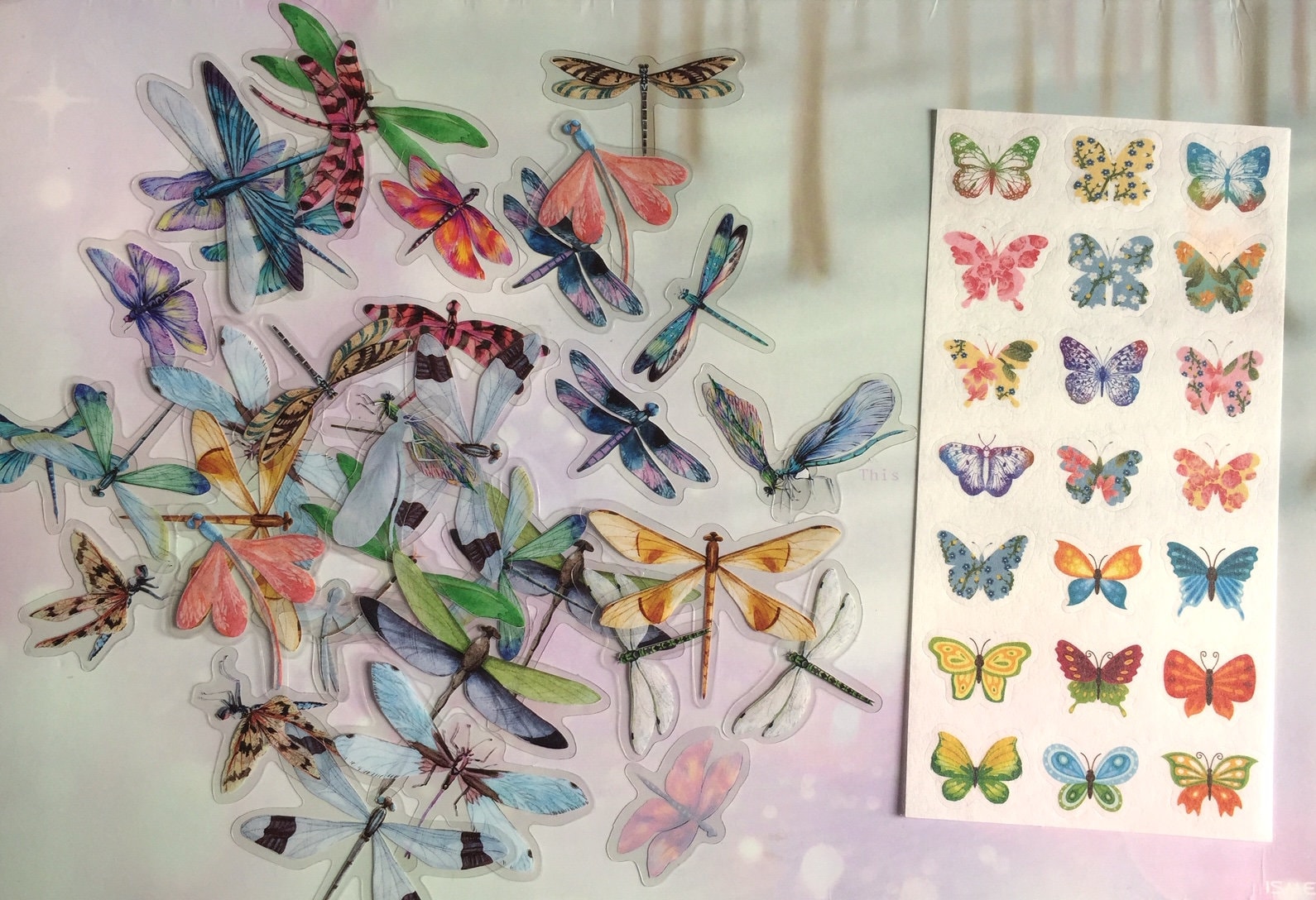 38 Dragonflies sticker Dragonfly theme Dragonflies sample | Etsy