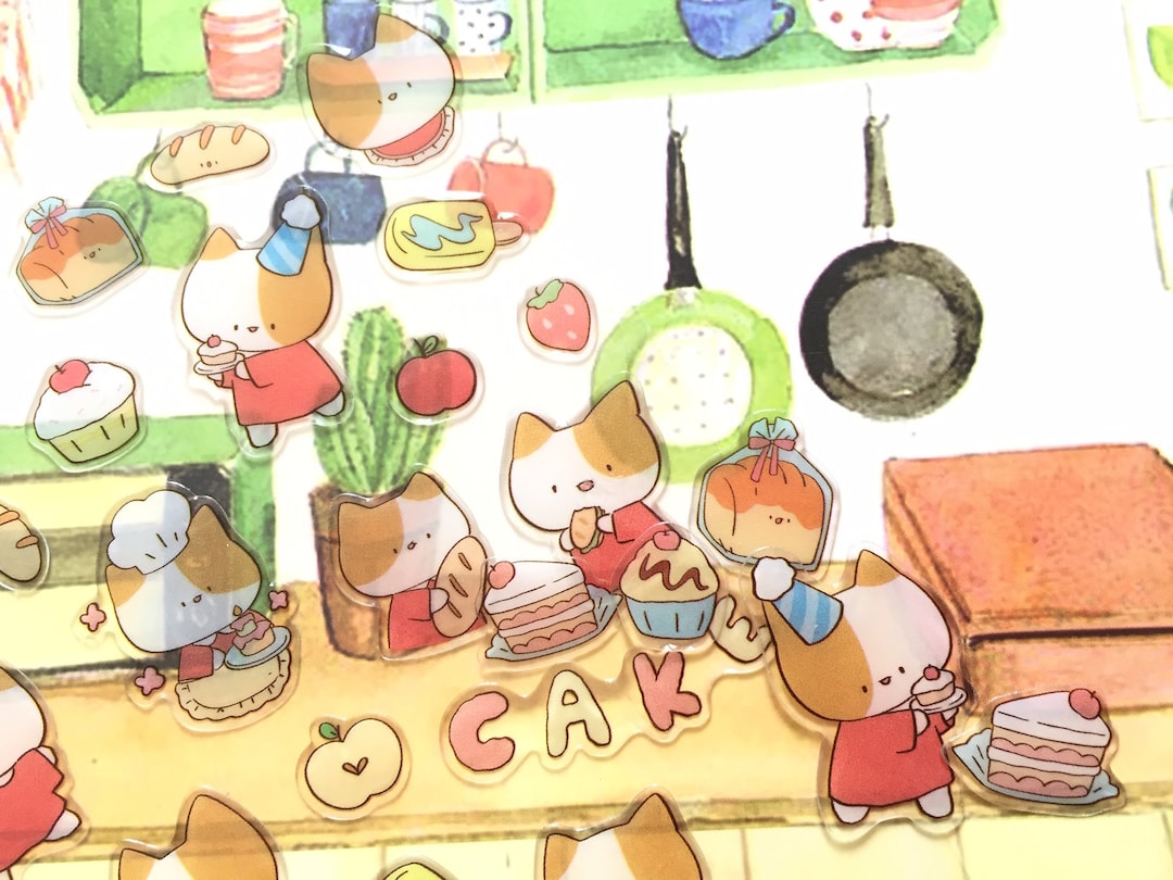 Dog Bakery Sticker Funny Pet Dogs Bread Cartoon Dog Street Dog Chef ...