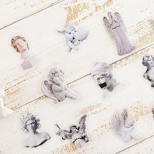 20 World Famous Sculpture Stickers Medusa Hair Snake Haired Gorgon ...