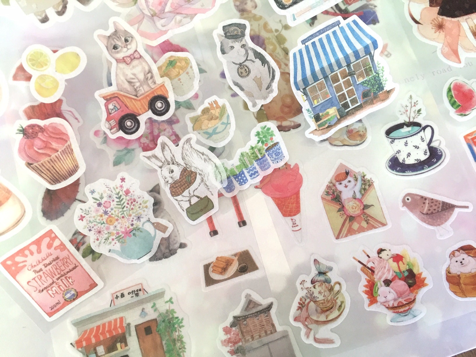 6 Sheets Kimono Girl Sticker Japan Themed Ancient Japan Geisha | Etsy