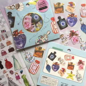 40 Mini Perfume Stickers Paper Perfume Cologne Fragrance Perfume Theme ...