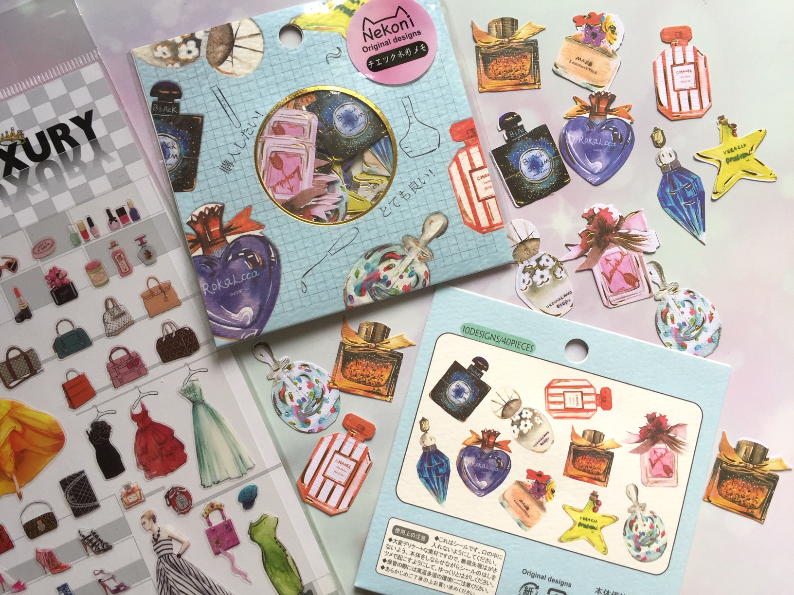 40 mini perfume stickers paper perfume cologne fragrance | Etsy