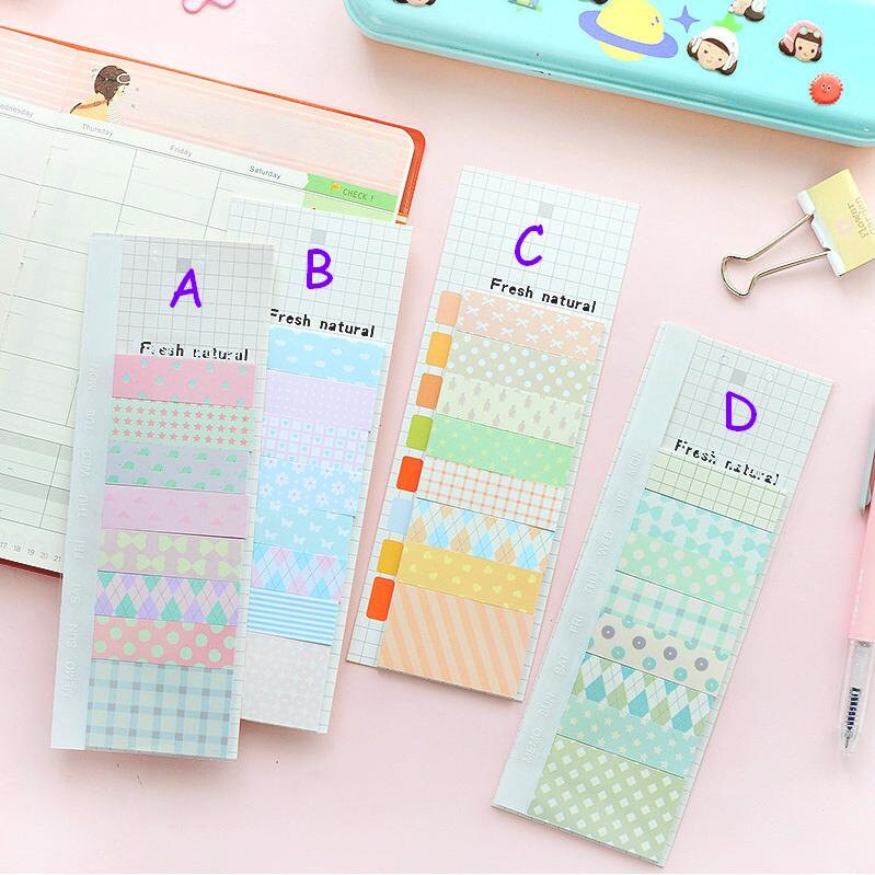 Pastel Sticky Notes Natural Pattern Sticky Note Fancy Colorful Dots ...