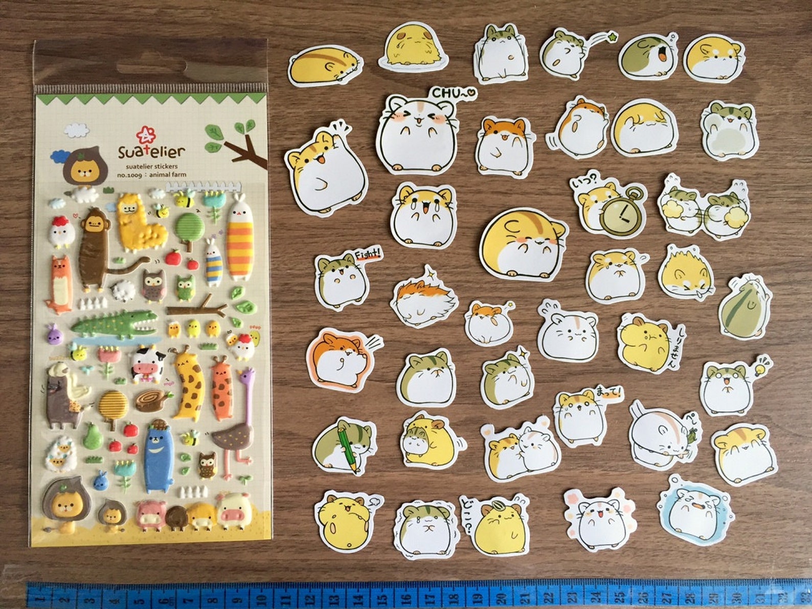 36 hamster sticker cartoon hamster cute hamster flake sticker | Etsy