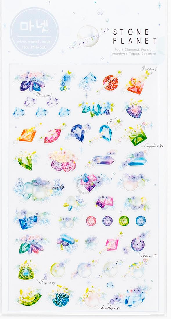 Colorful Diamond Sticker Diamond Stone Pearl Sticker Jewelry Gemstone ...