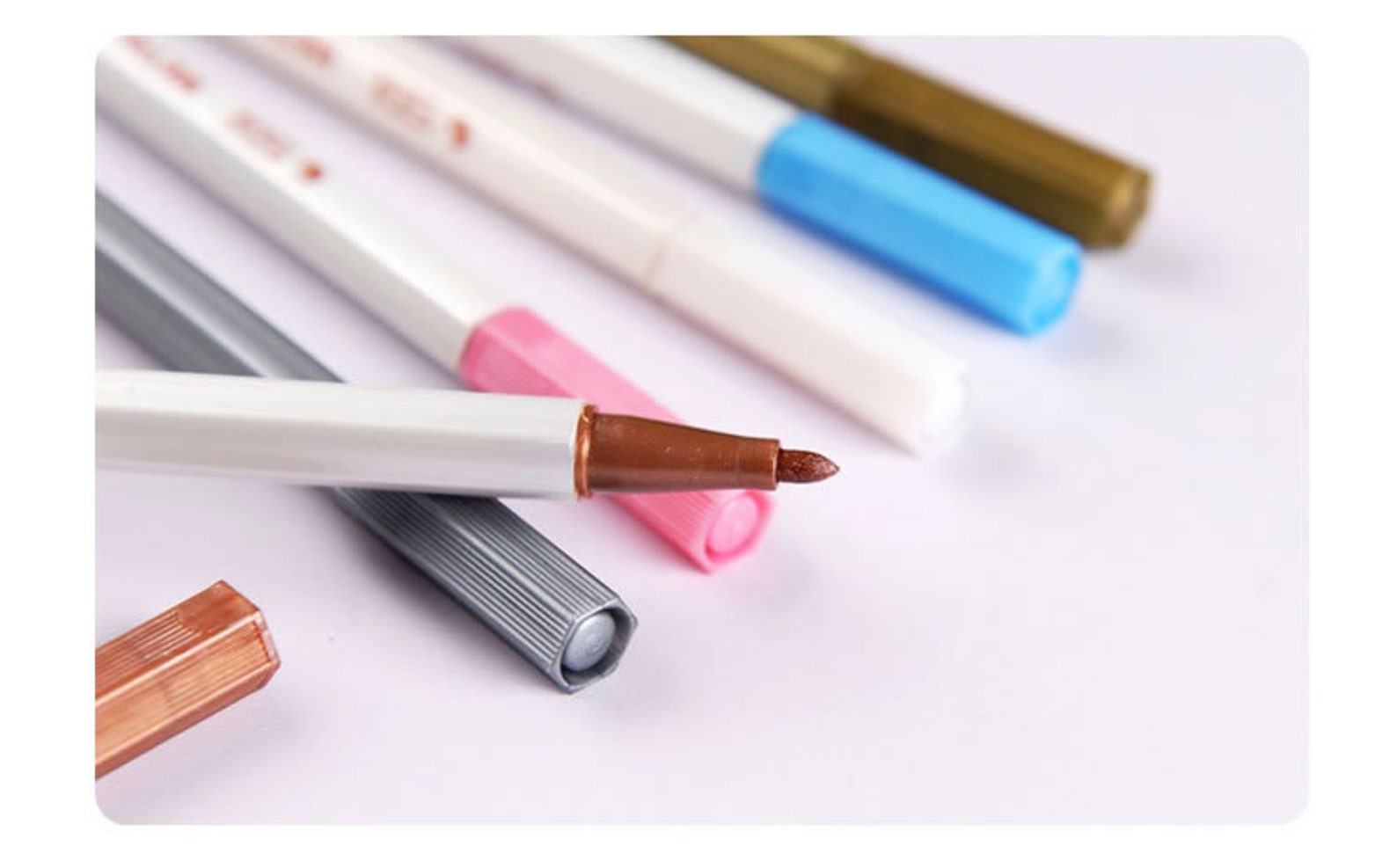 Metallic Color Pen Metallic Photo Pen Color Ink Pen Color - Etsy