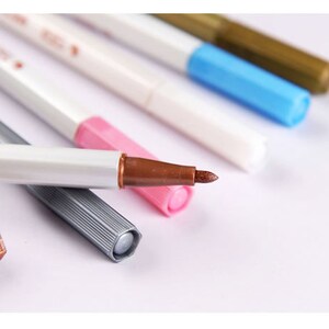 Metallic Color Pen Metallic Photo Pen Color Ink Pen Color - Etsy
