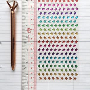 190 Fancy Little Star Epoxy Sticker Glitter Stars Cute Baby Star ...