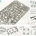 Planner Ruler Number Alphabet Art Shapes Stencil Ruler Daily Life ...