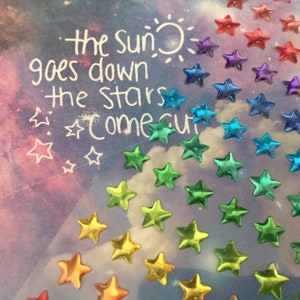 171 Fancy Little Star Epoxy Sticker Glitter Stars Cute Baby Star ...