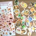 35 Cute Pet Animal Cute Food Sticker Rabbit Cat Adorable Pet - Etsy