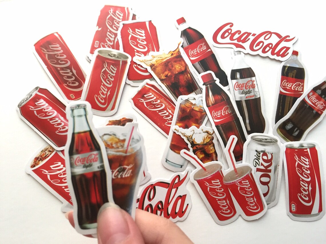 24 Coke Cola Stickers Coke Collection Diet Coke Canned Coke - Etsy UK