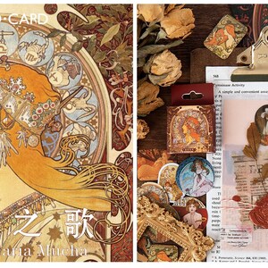 45 Alphonse Maria Mucha Sticker Mucha Art Nouveau Classic Canvas ...
