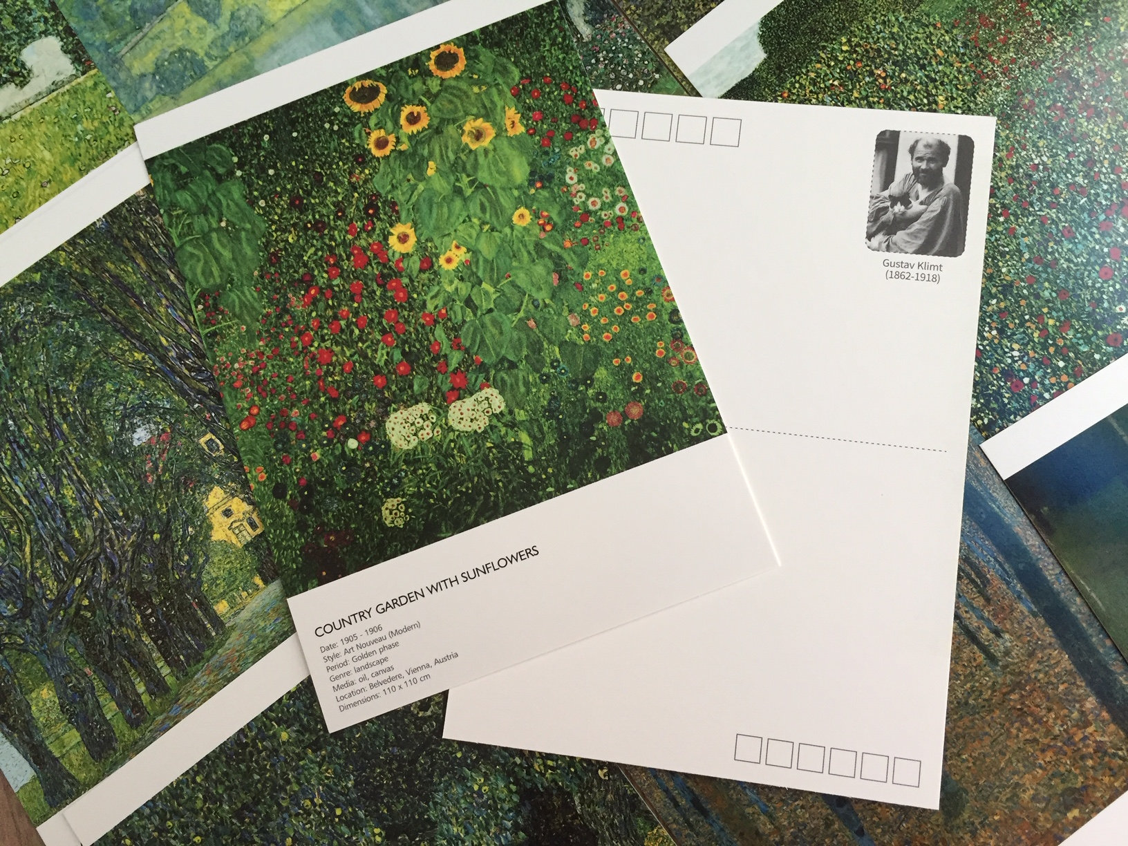 Set of 30 Gustav Klimt Postcards Best Collection the Kiss Hope II ...