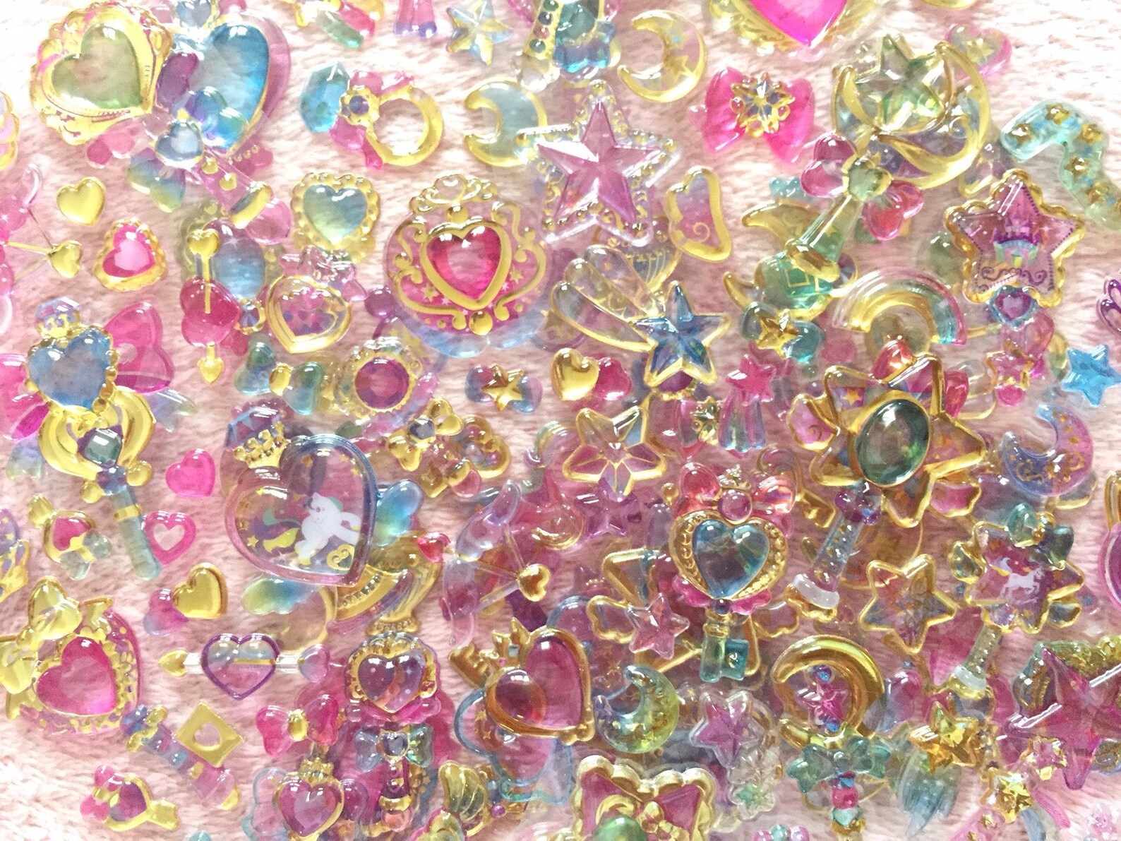 Pretty Magic Ward Sticker Super Thick Colorful Epoxy Sticker - Etsy