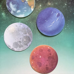 Planet Sticky Note Outer Space Planet Moon Sedna Neptune Earth Sticky ...