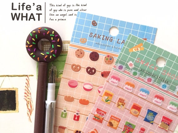 Mini Cookie Candy Snack Stickers Sweet Candy Bag Jelly Jam | Etsy