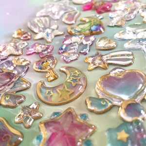 Pretty Magic Ward Sticker Super Thick Colorful Epoxy Sticker Anime ...