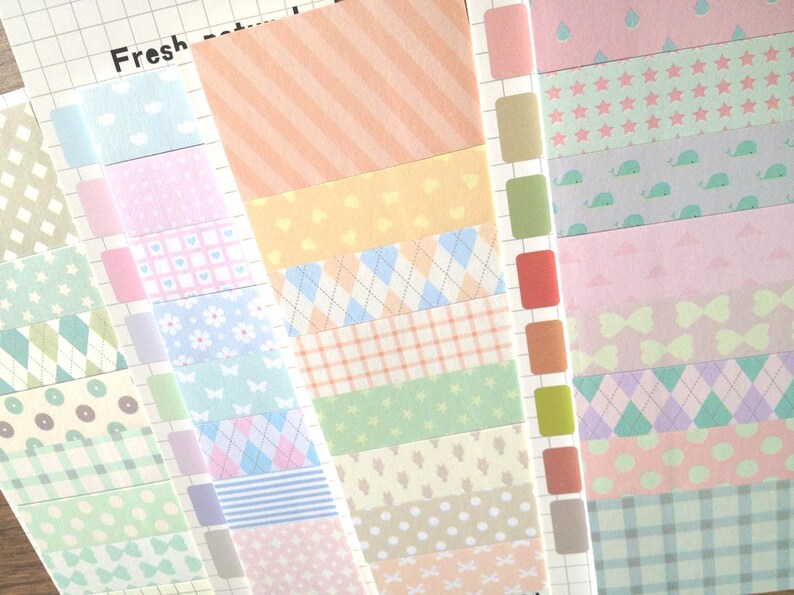 Pastel Sticky Notes Natural Pattern Sticky Note Fancy Colorful Dots ...