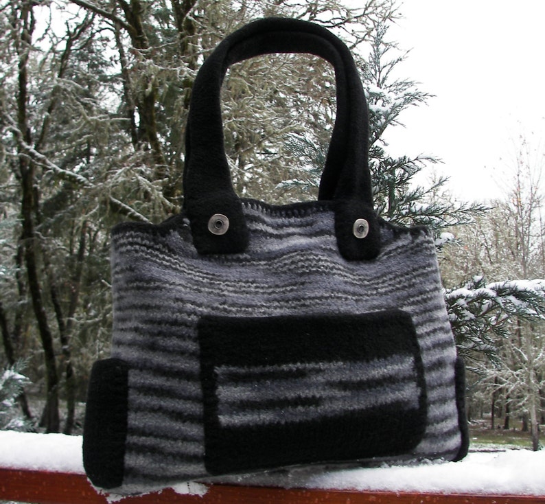 Knitting Felted Bag Pattern ~ Sonora Bag - Etsy