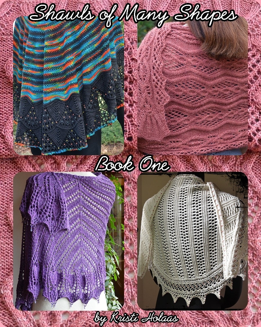 E-book Knitting Lace Shawls Patterns ~ Shawls of Many Shapes, Book One ...