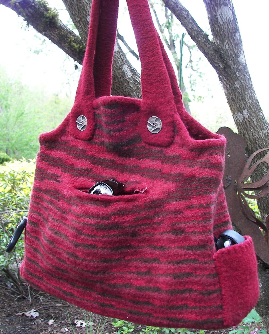 Knitting Felted Bag Pattern ~ Sonora Bag - Etsy
