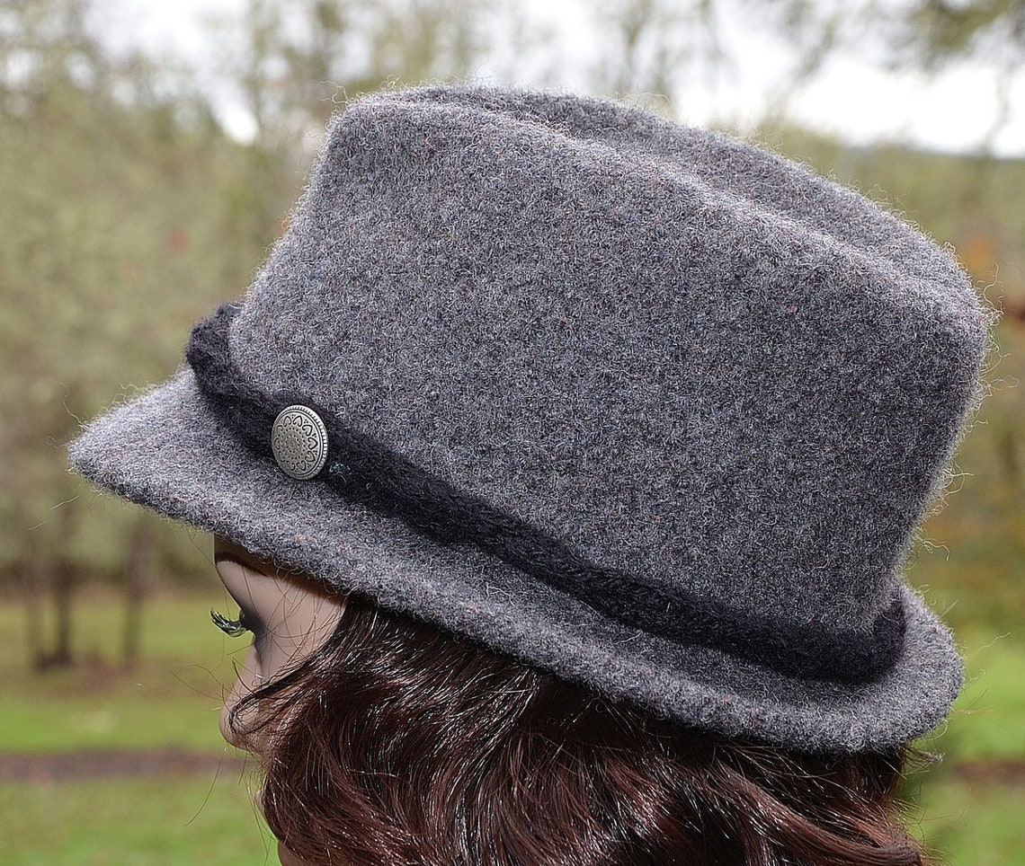 Knit and Felted Hat Pattern ~ Felted Fedoras Are Fun - Etsy