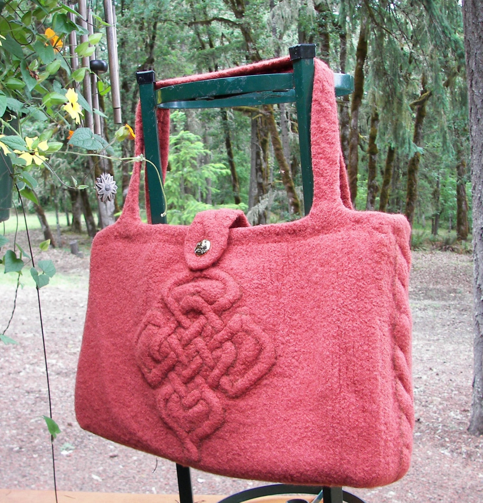 Knitting and Felted Bag Pattern ~ Viking Cable Bag - Etsy