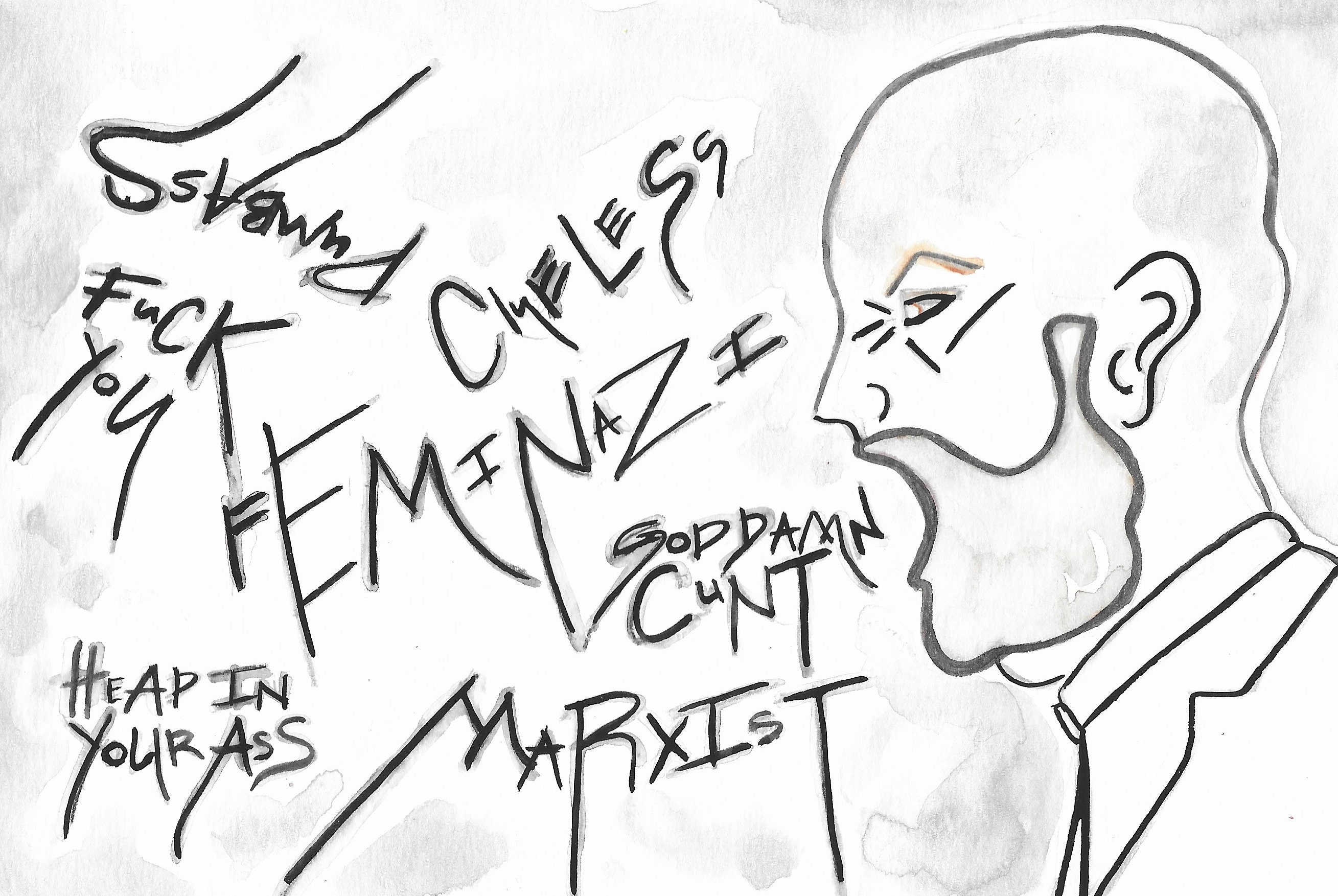 TOXIC MASCULINITY ART Abuse Anger Trigger Warning Abusive Man - Etsy