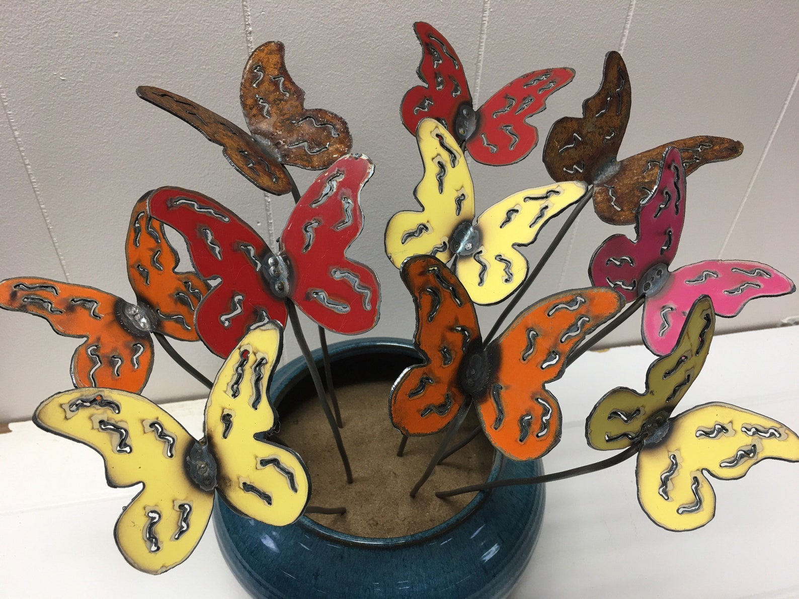 Metal Decorative Repurposed Rustic Butterfly - Etsy