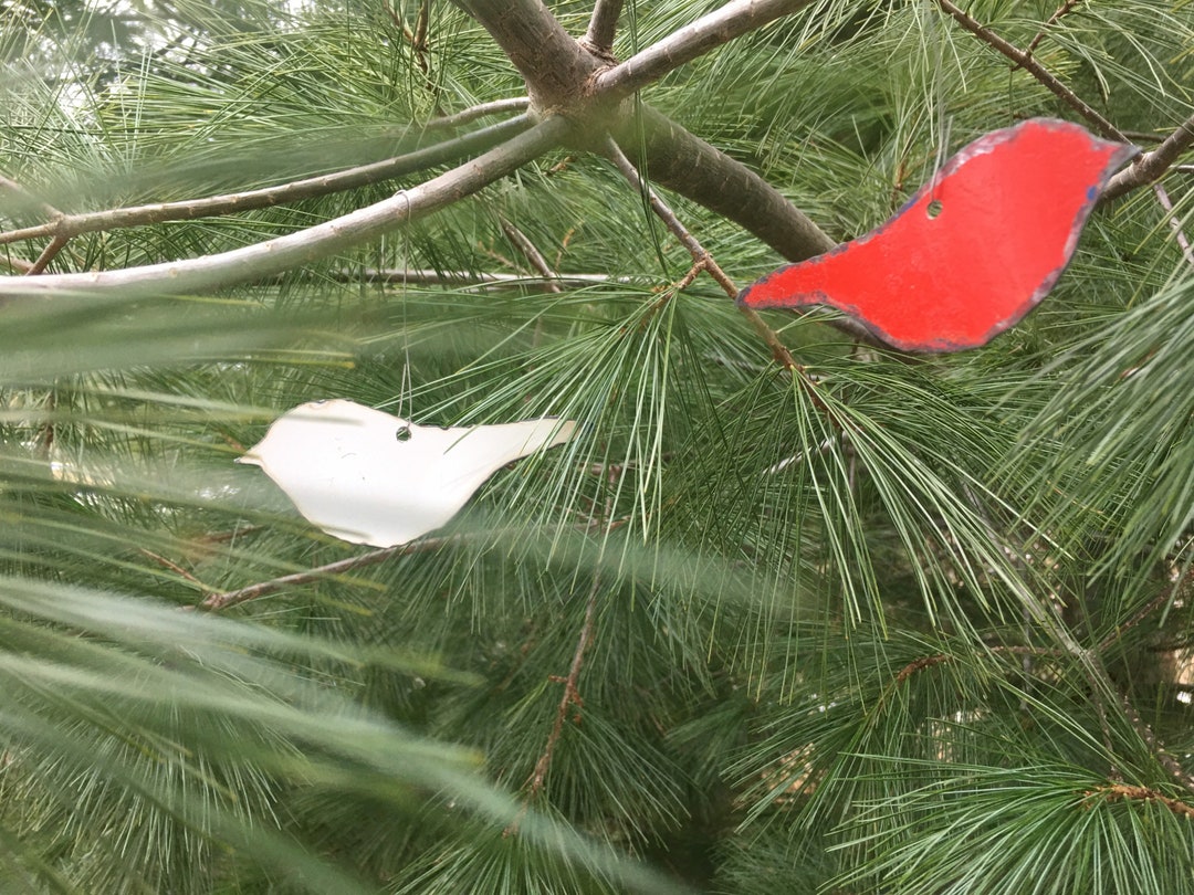 Hanging Rustic Metal Bird Decorative Reclaimed - Etsy