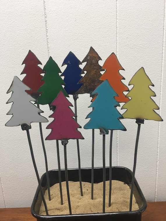 Tree Home Decor Metal Rustic | Etsy