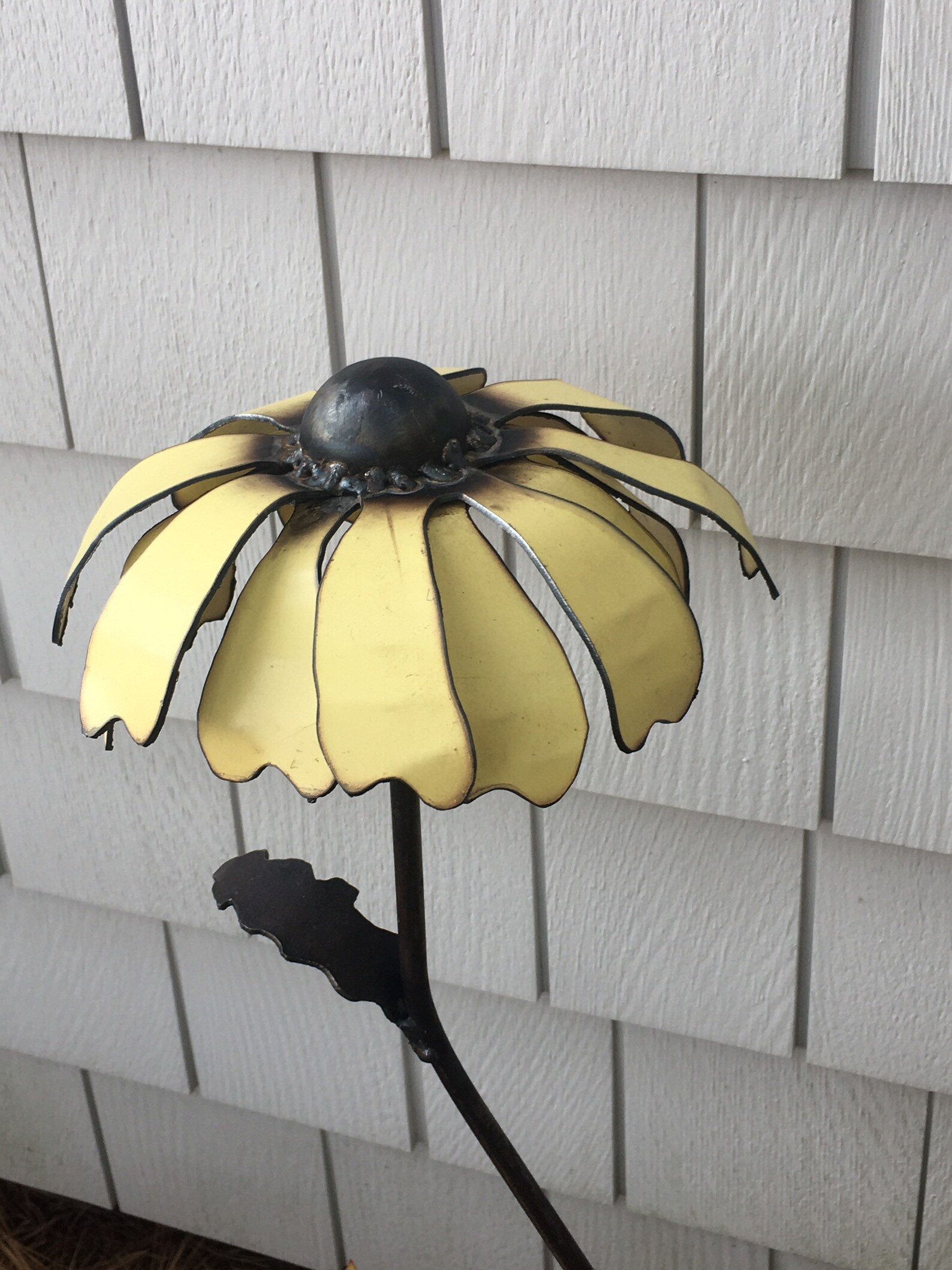 Metal Decorative Reclaimed Rustic Cone Flower - Etsy