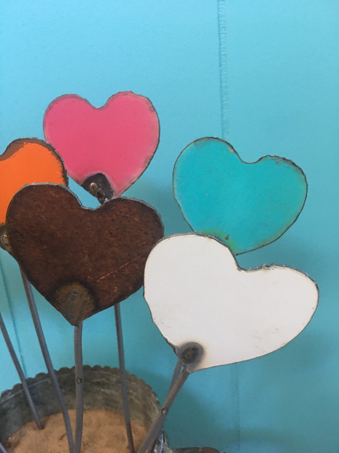 Metal Decorative Repurposed Rustic Heart - Etsy