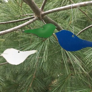 Hanging Rustic Metal Bird Decorative Reclaimed - Etsy