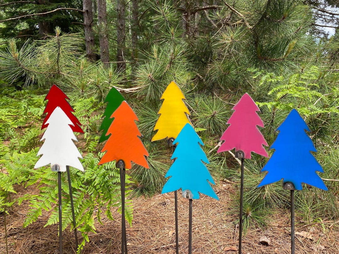Tall Metal Decorative Repurposed Rustic Tree - Etsy
