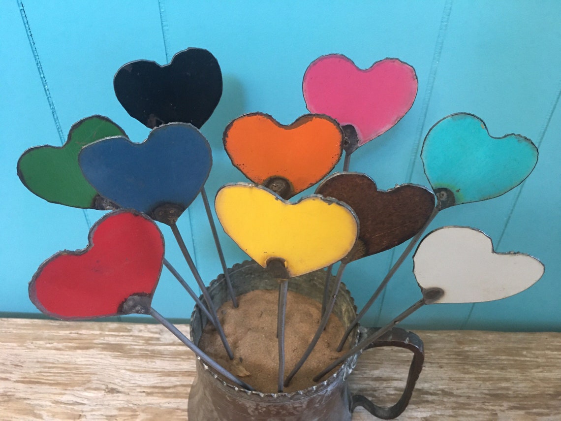 Metal Decorative Repurposed Rustic Heart - Etsy