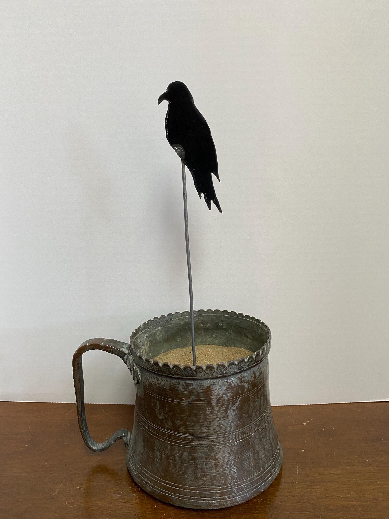 Rustic Metal Crow - Etsy