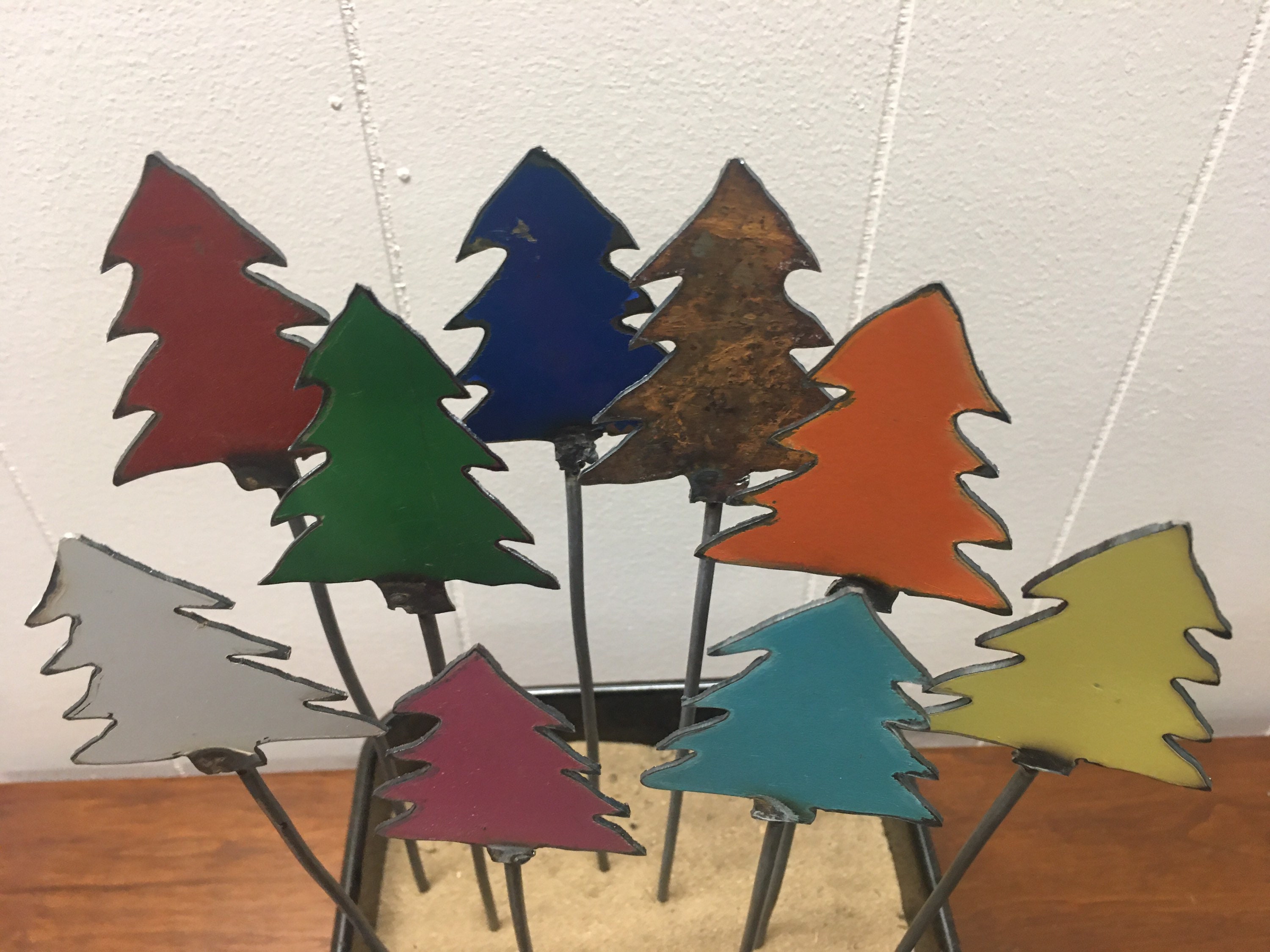 Tree Home Decor Metal Rustic - Etsy