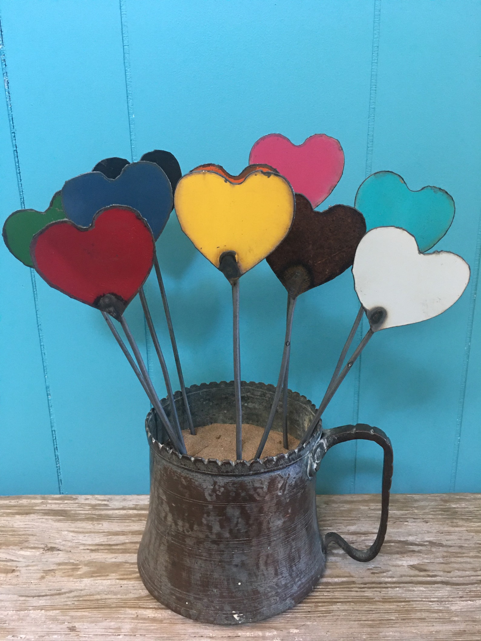Metal Decorative Repurposed Rustic Heart - Etsy