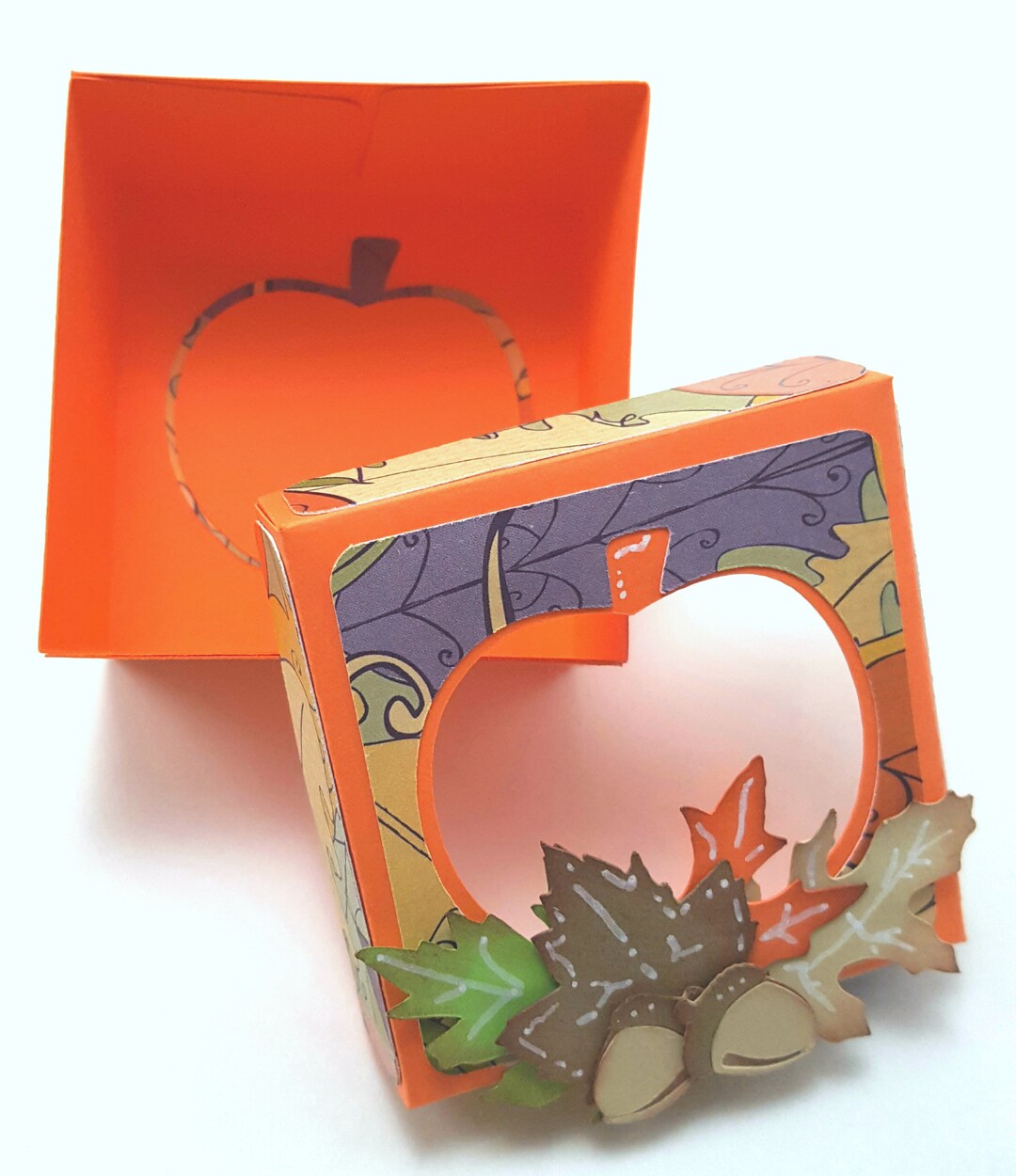 Pumpkin Window Box SVG INSTANT DOWNLOAD - Etsy