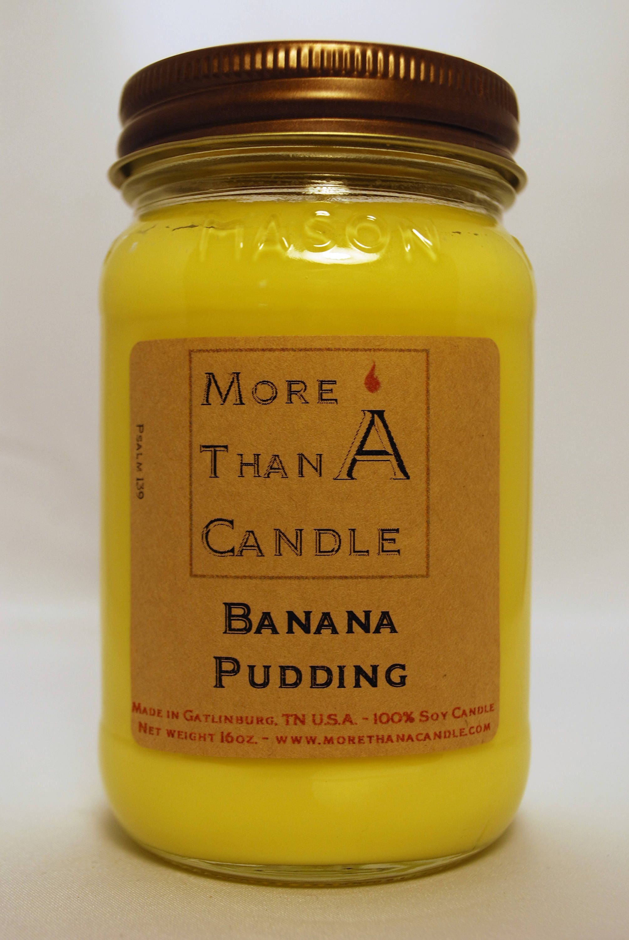 16 Oz Banana Pudding Soy Candle - Etsy