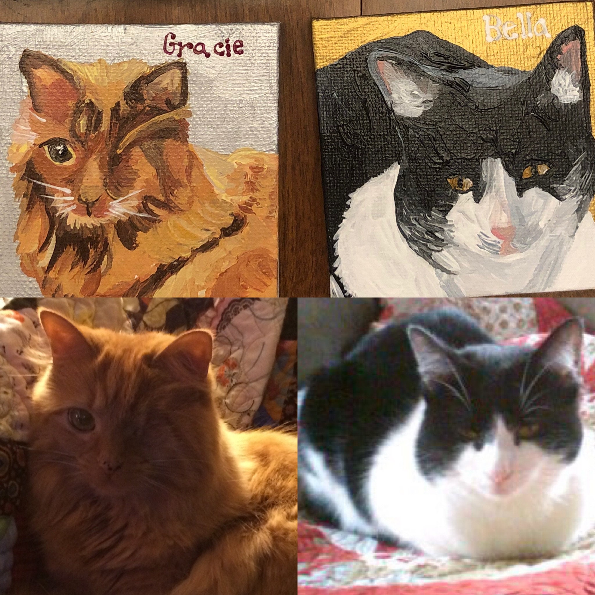 Custom Cat Portraits, Custom Animal Portraits, Custom Painting, Custom ...