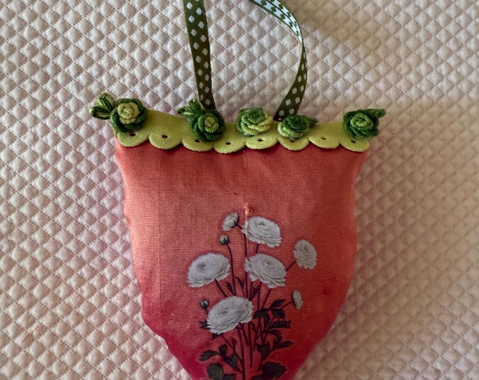 Lavender Sachet- FRENCH Inspired Shield, Friendship Gift, Hanging Decor ...