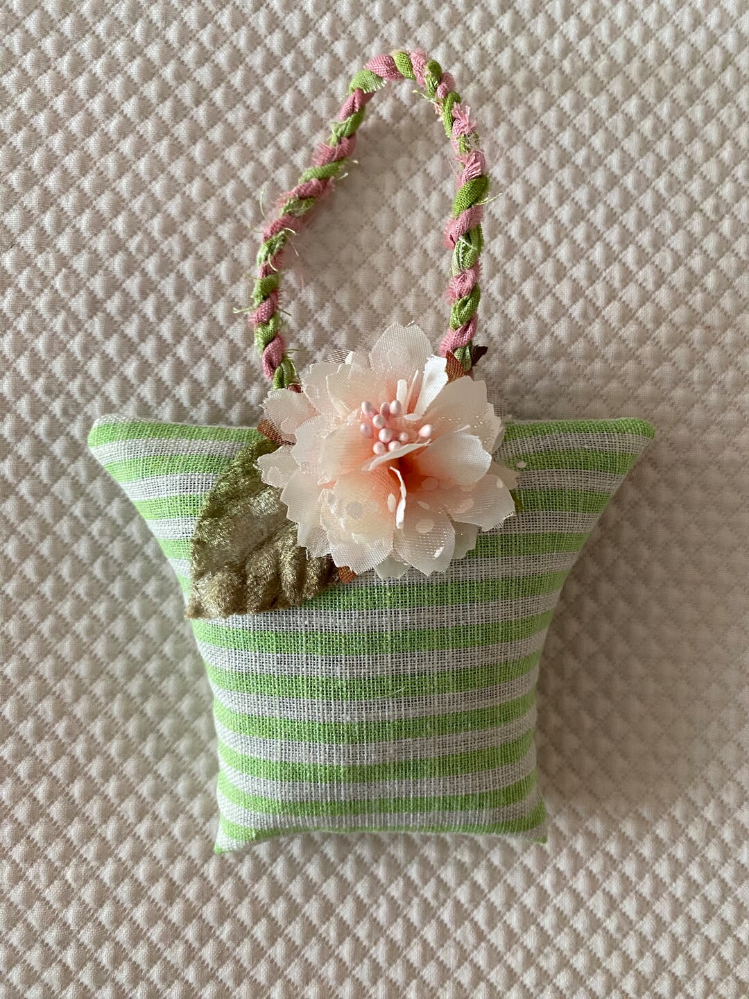 Lavender Sachet Basket Sachet, Easter Basket Ornament, Spring Decor ...