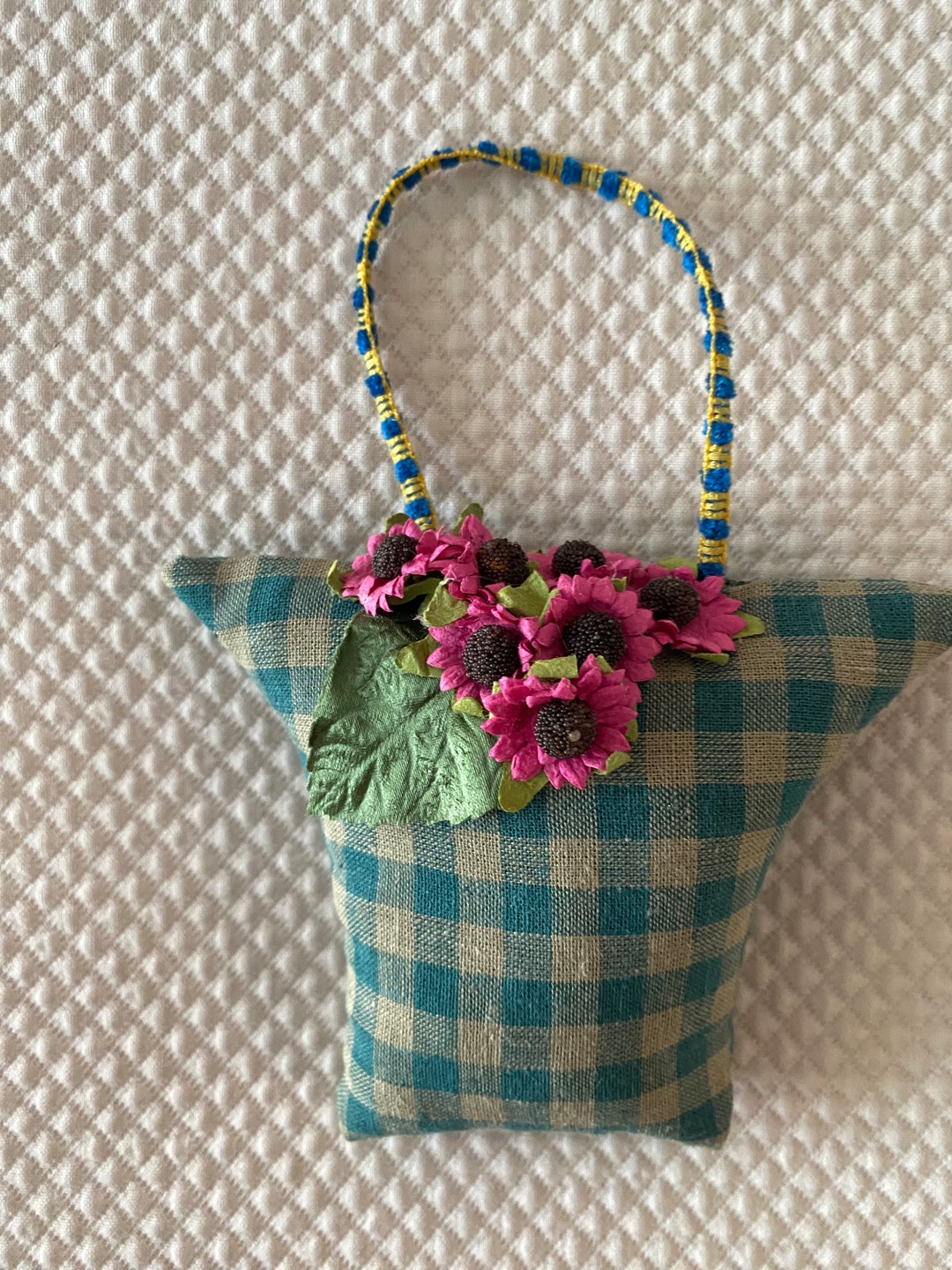 Lavender Sachet Basket Sachet, Easter Basket Ornament, Spring Decor ...