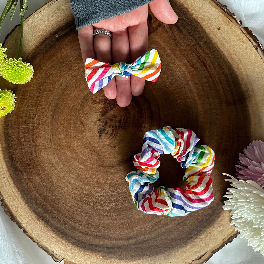 Rainbow Snowcone Hair Accessories - Etsy