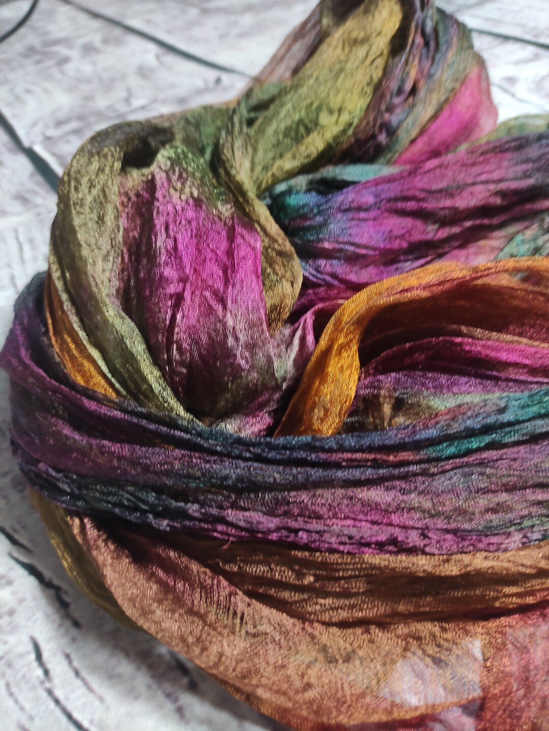 Pure 100% Silk Scrim Margilan Made Uzbekistan Silk for Felting, for Nunofelting Hand Dyeing ...