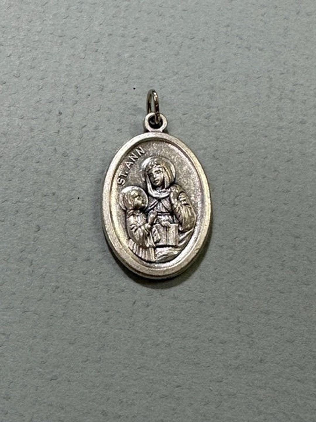 St Ann Medal Anne De Beaupre Mother Mary Vintage Catholic Gift - Etsy