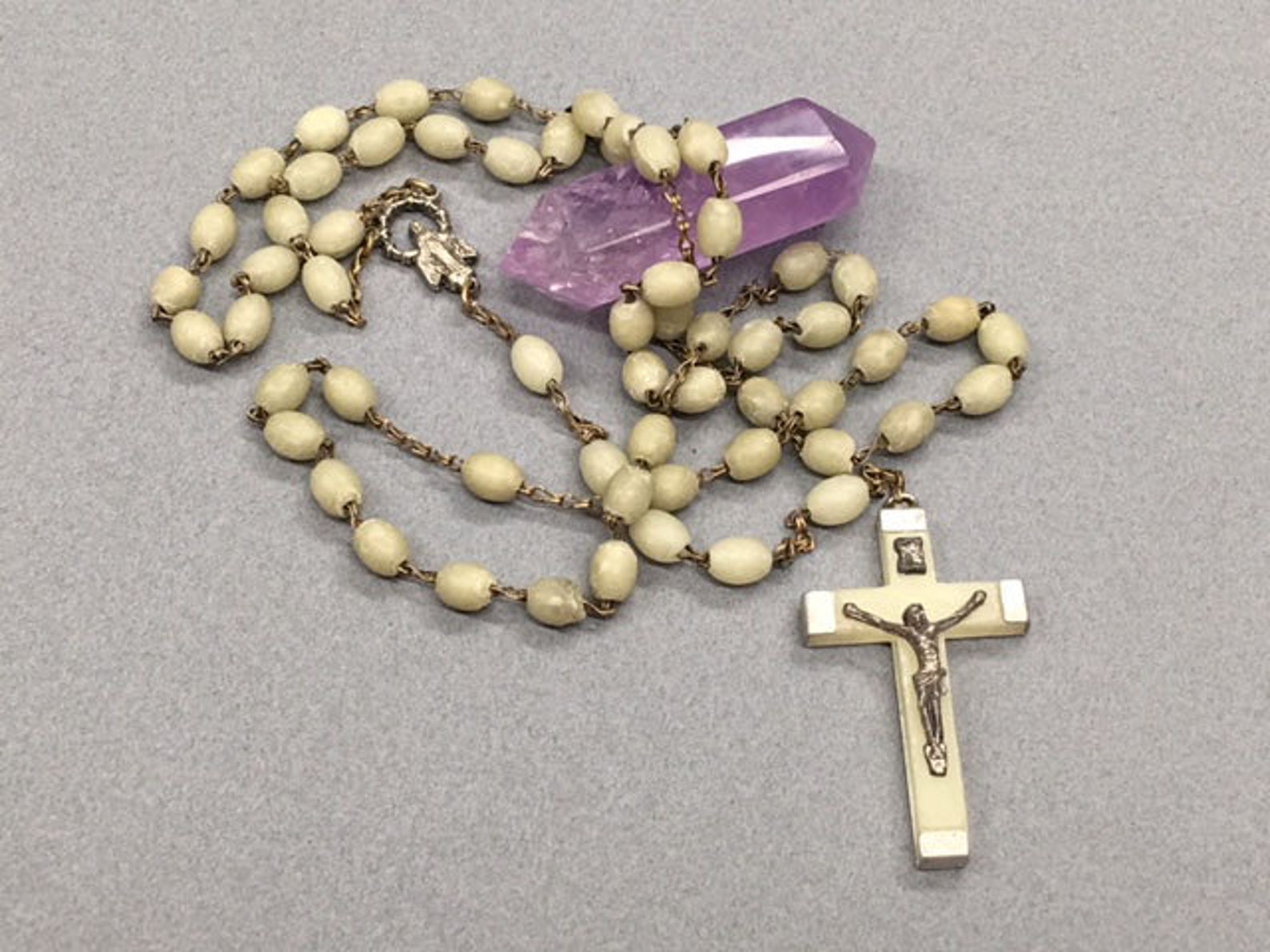 Glow in the Dark Rosary Italian Light Green Neon Glow Rosary - Etsy